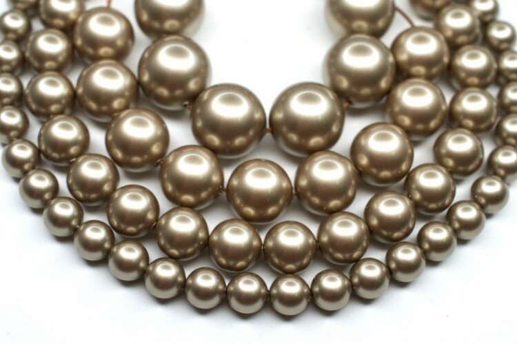 Жемчуг Swarovski 5810 #459 10мм Crystal Platinum Pearl, 5810-10-459, 2шт