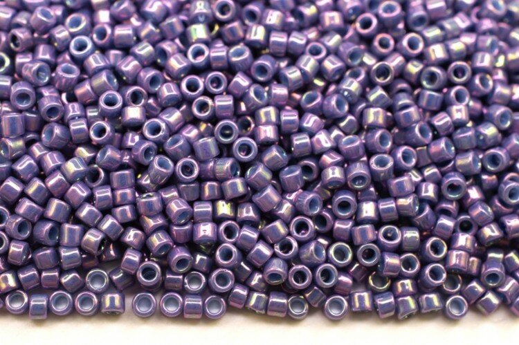 Бисер японский TOHO Treasure цилиндрический 11/0 #1631 аметист, золотое сияние, непрозрачный, 5 грамм