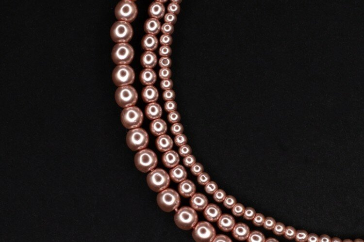 Жемчуг Preciosa, цвет 70417 розовый, 2мм, 10шт