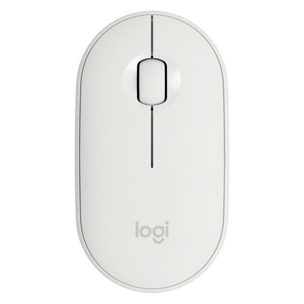 Мышь LOGITECH Pebble M350, белый (910-005716)