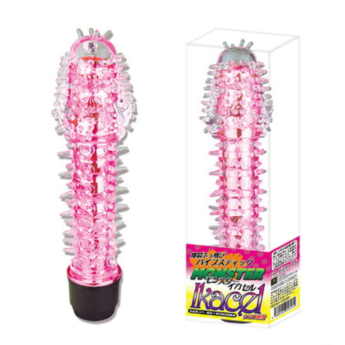 Вибратор вагинальный Ikaseru Monster Pink