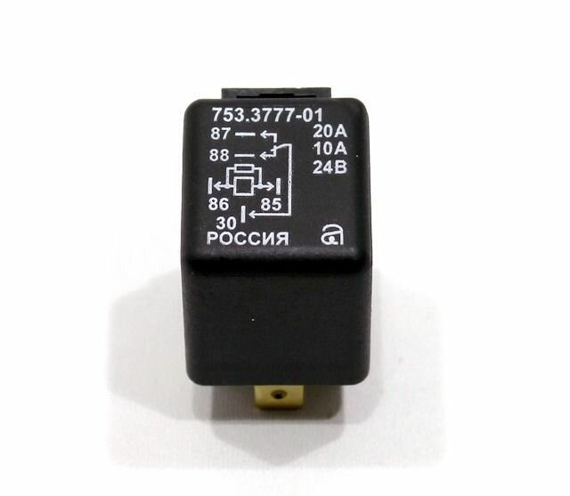 Реле 5-и конт. 20/10А 24В б/кроншт, с резист. /П/240 "Авар"