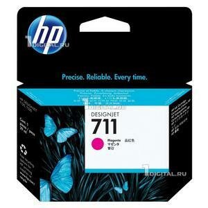 Картридж HP CZ131A (711) Magenta пурпурный для DesignJet T120/T520 (29 мл)