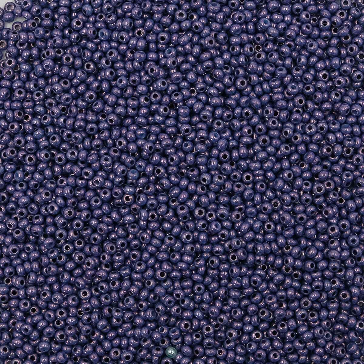 Бисер Preciosa 10/0 (2,3 мм), окрашенный с жемчужным покрытием, 50 г, цвет № 63022