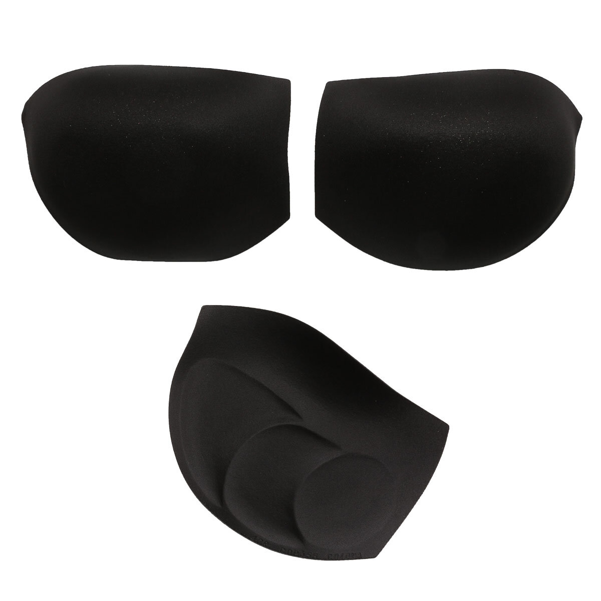 Чашечки для бюстгальтера с 'острым' уступом, эффект Push-up, Айрис, 3110, размер 40 (черный), 10 пар