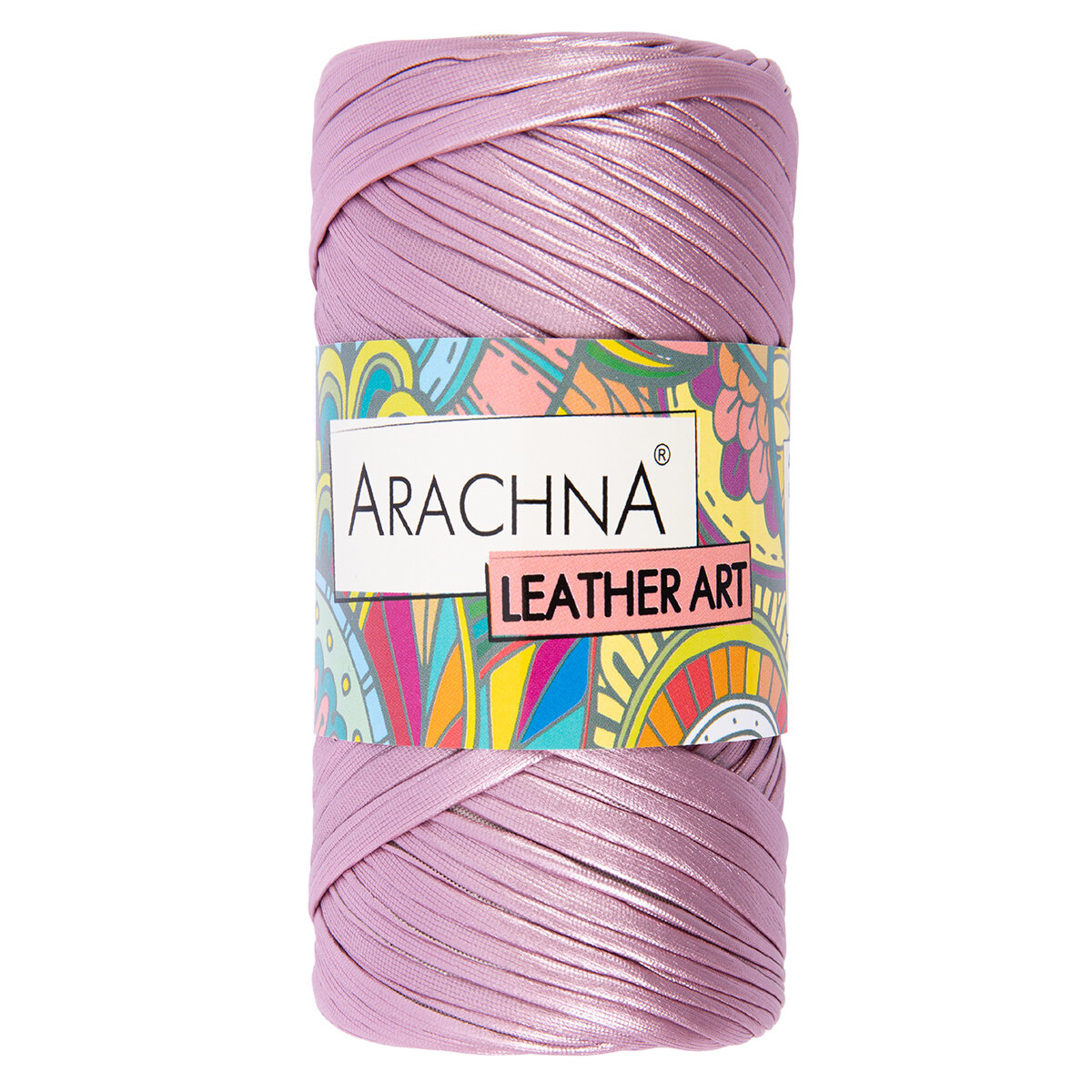 Пряжа ARACHNA "LEATHER ART" 4 шт. по 160 г 50 м 100% полиэстер №03 розовый