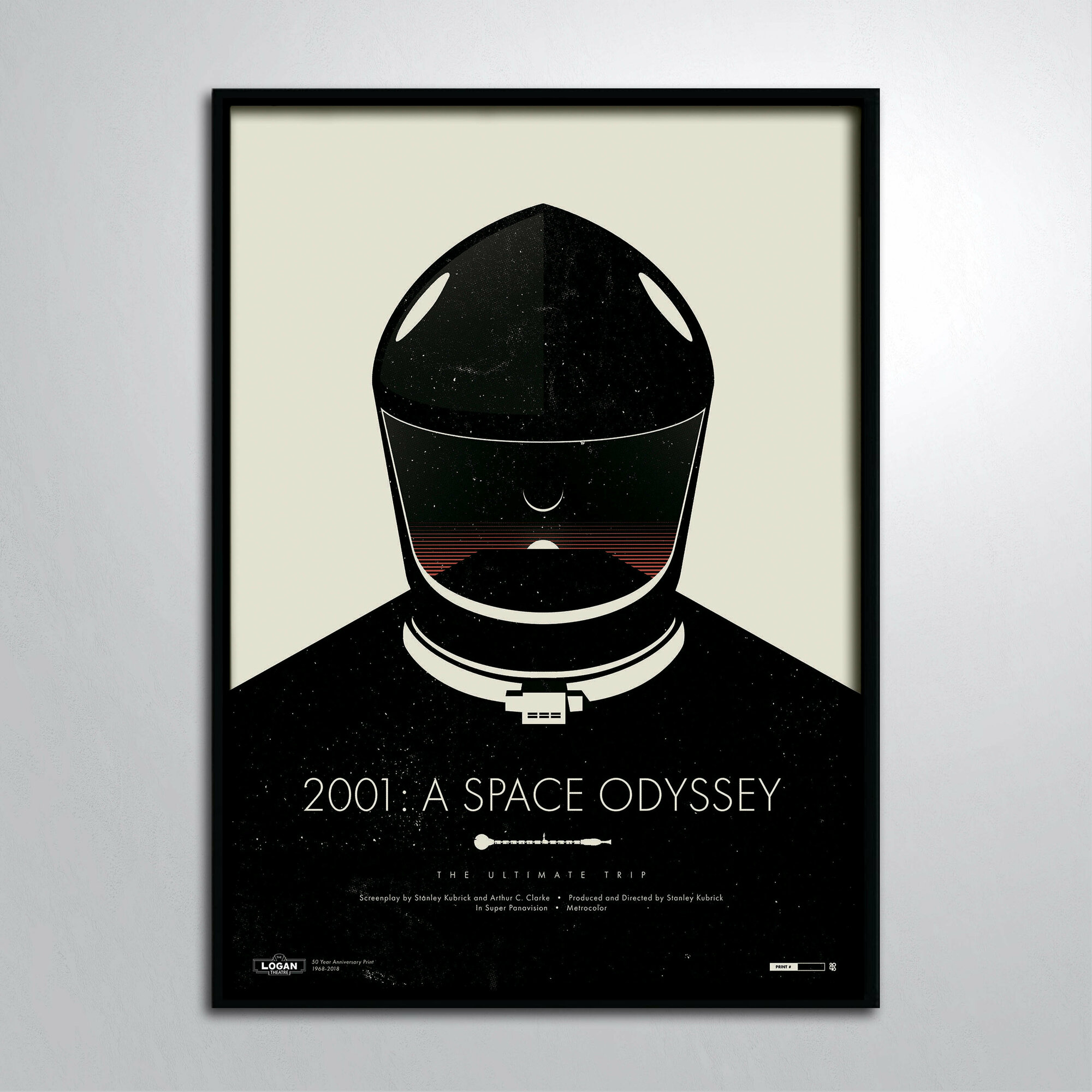Постер без рамы/Стэнли Кубрик 2001 год Космическая одиссея Скафандр 2001: A Space Odyssey
