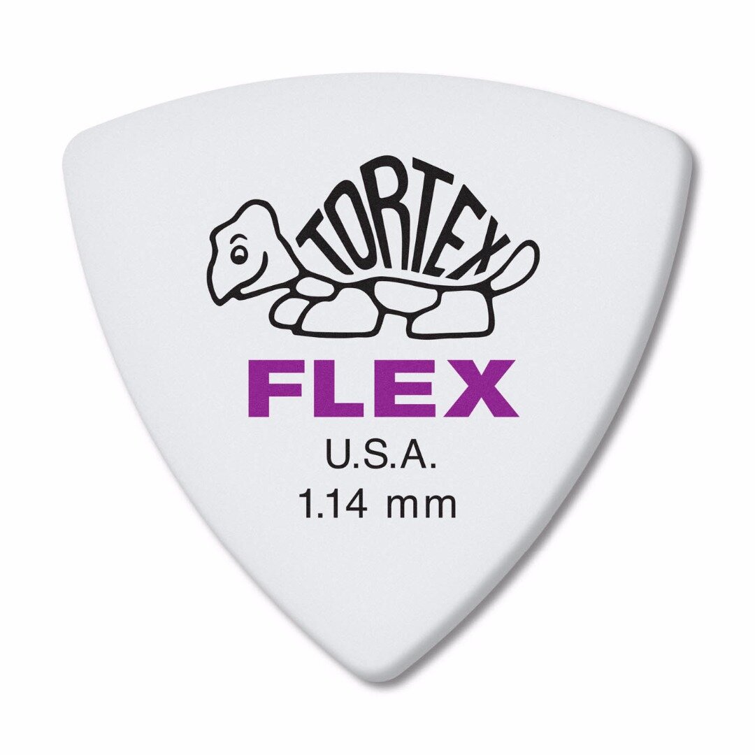 Медиатор Dunlop 456R1.14 Tortex Flex Triangle, 1.14 мм, 1 шт.
