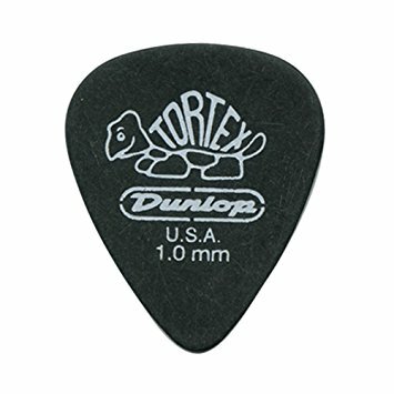 Медиатор Dunlop 488R1.0 Pitch Black, 1 мм, 1 шт.