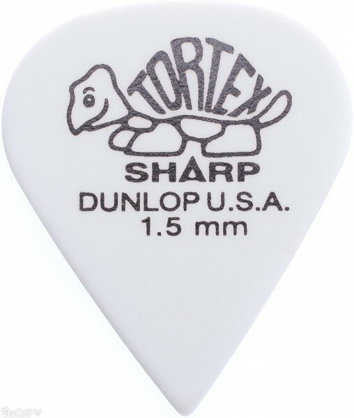 Медиатор Dunlop 412R1.50 Tortex Sharp, 1.5 мм, 1 шт.