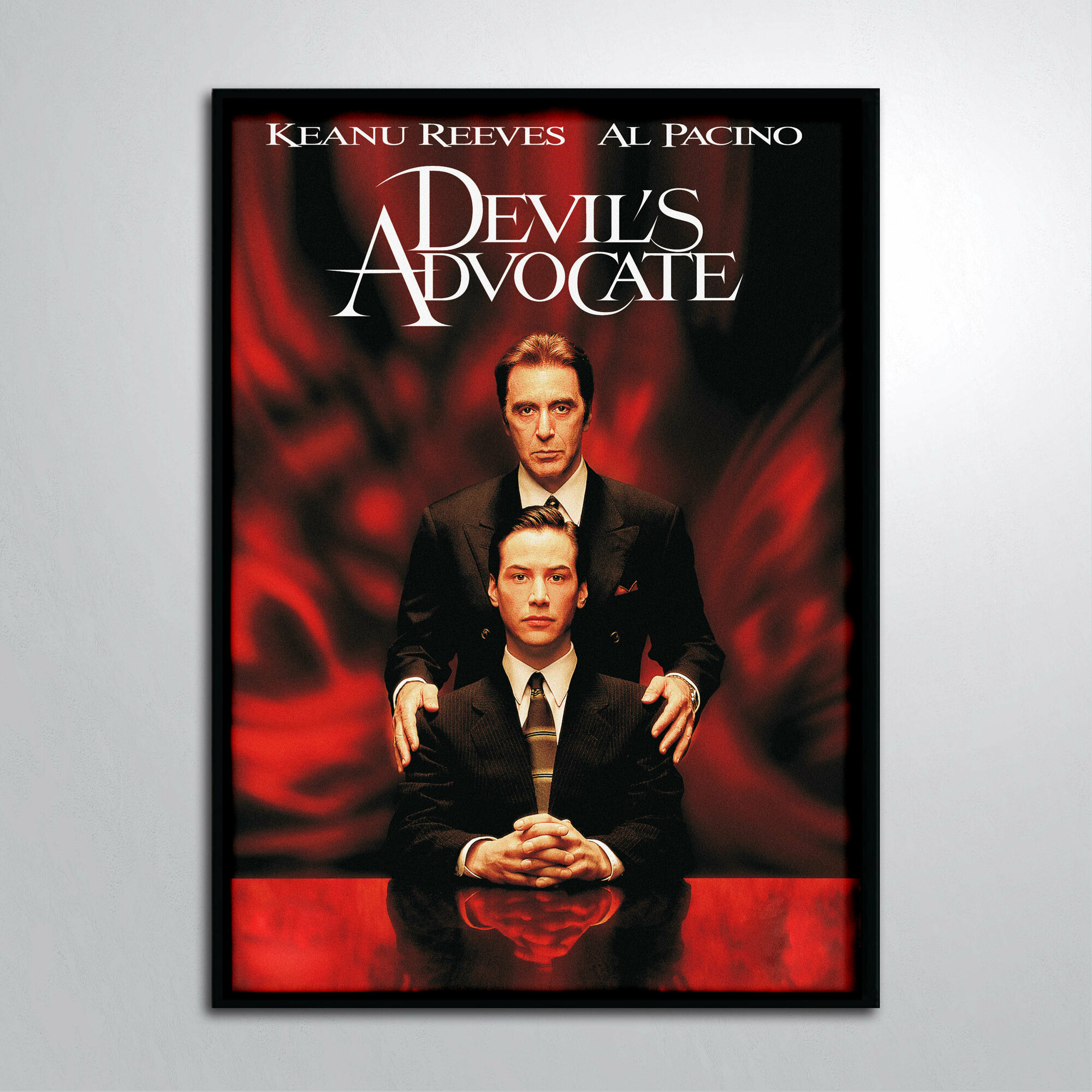 Постер в раме/Адвокат дьявола Киану Ривз Аль Пачино Оригинал The Devil's Advocate