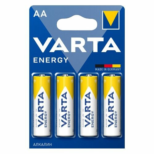 AA Батарейка VARTA Energy LR6 BL4 Alkaline, 4 шт.