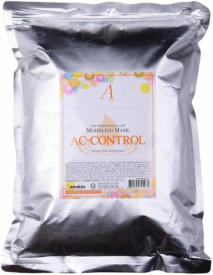 Anskin Маска для лица Modeling Mask AC Control, альгинатная, 500 г.