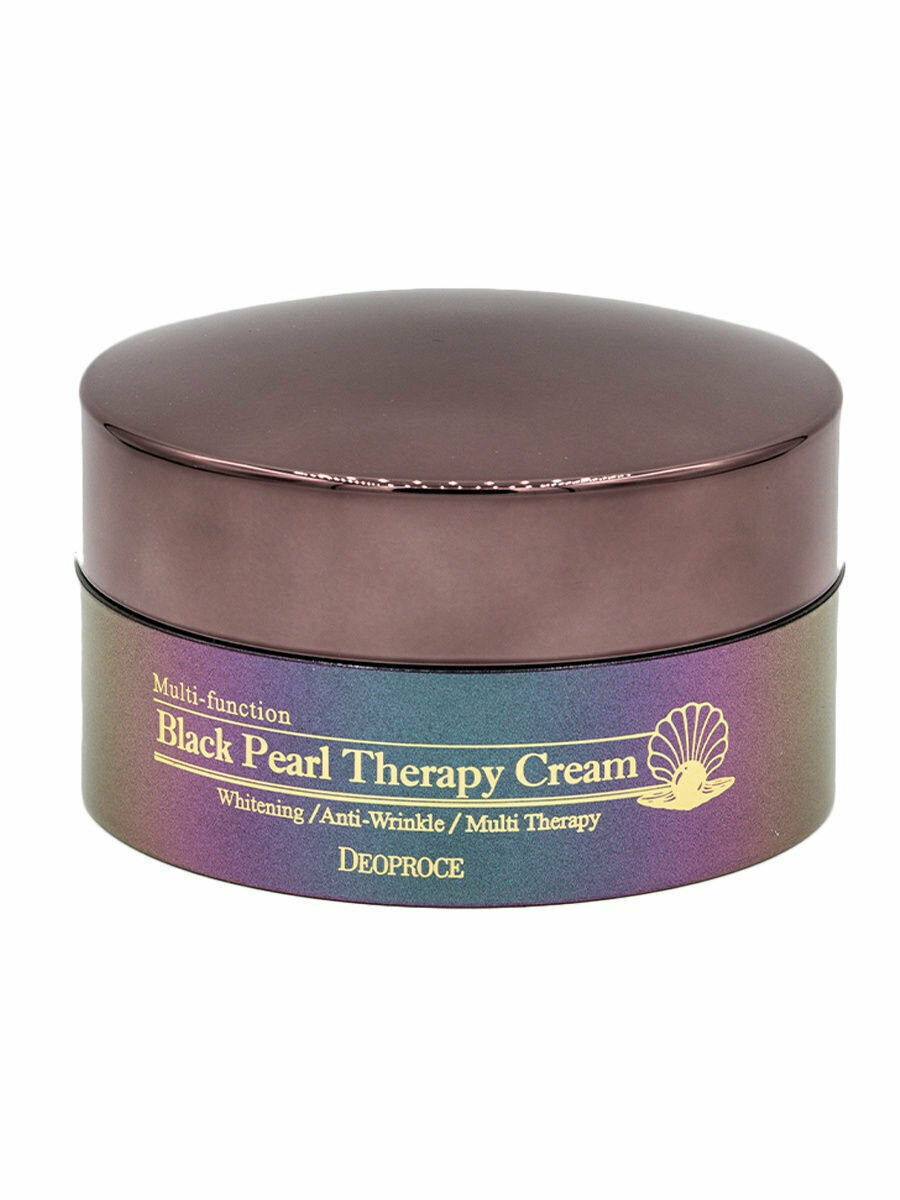 Deoproce Крем для лица с черным жемчугом антивозрастной Black Pearl Therapy Cream, 100 гр