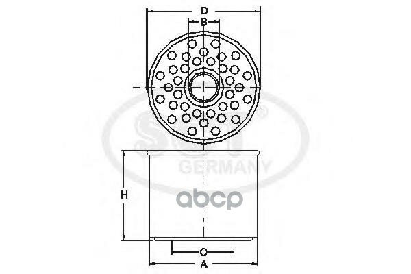 Фильтр Топливный "Sct" Ford Sierra/ Scorpio/ Gaz 3110/ Uaz 2206 SCT арт. ST701