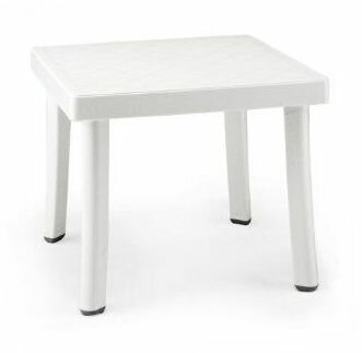 Столик для лежака ReeHouse Nardi Rodi белый Размеры: Высота 400мм Глубина 460мм Ширина 460мм