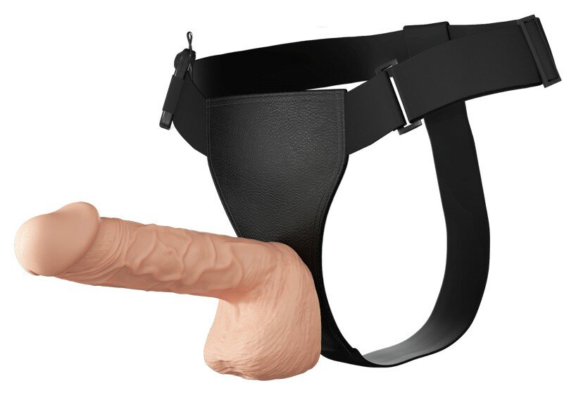 Женский поясной страпон с вибрацией 26 см Baile