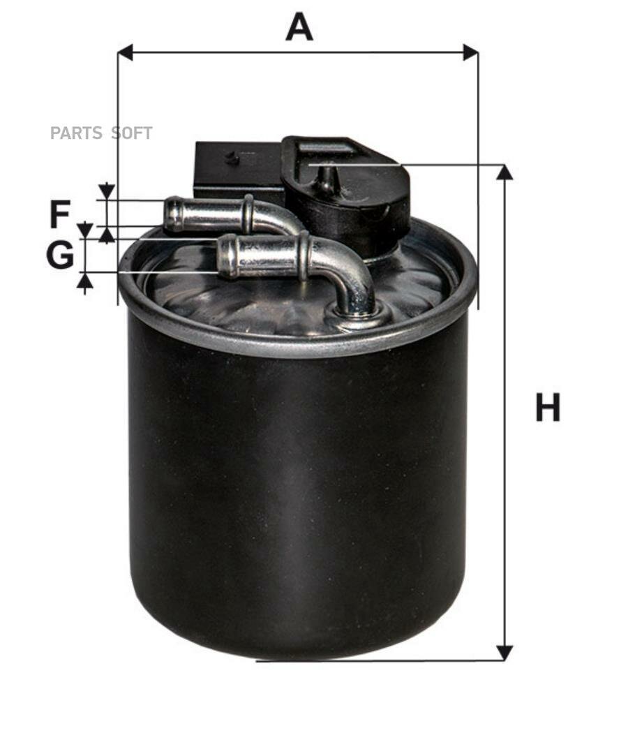 PP8402 FILTRON Фильтр топливный