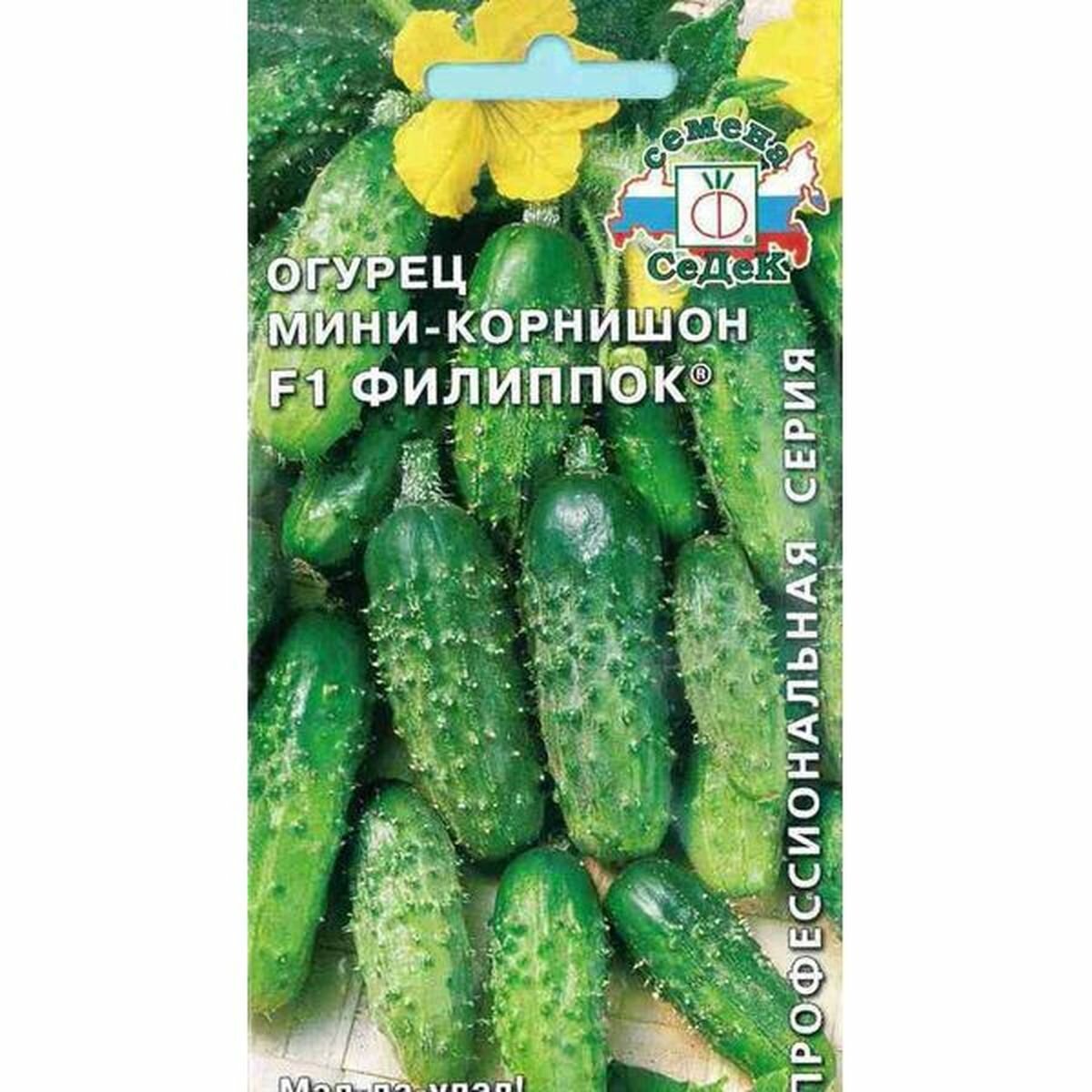Семена Огурец Филиппок F1, СеДеК, 1 пачка - 0.3г семян