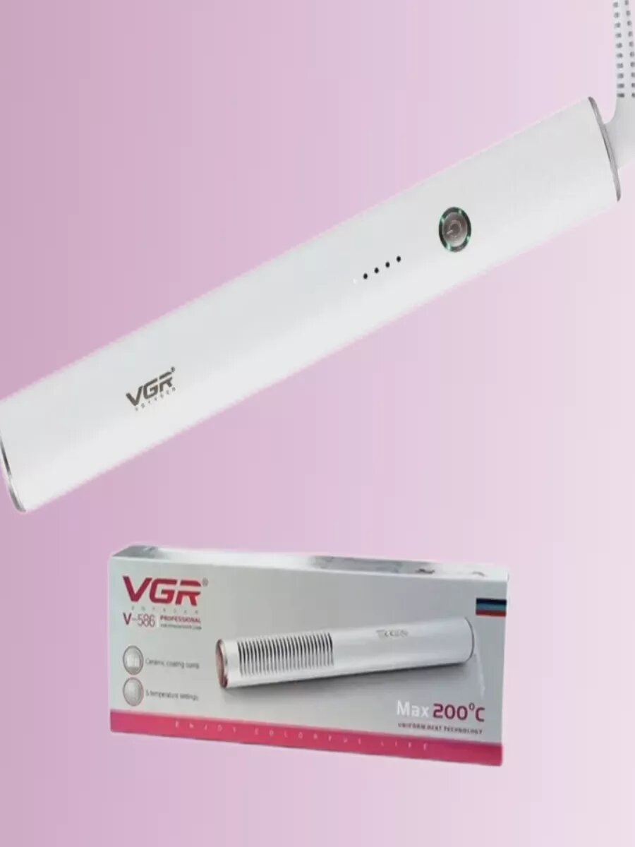 Утюжок расческа VGR V-586