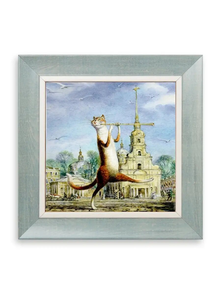 Картина на стену. Питерские коты