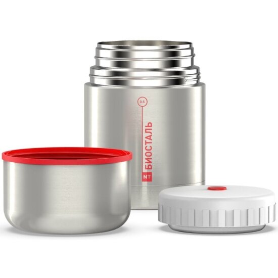 Термос для еды Biostal NT-500X 0,5 л, стальной