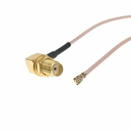 Адаптер для модема (пигтейл) U. fl(IPEX)-SMA(female)угловой кабель RG178 20см.