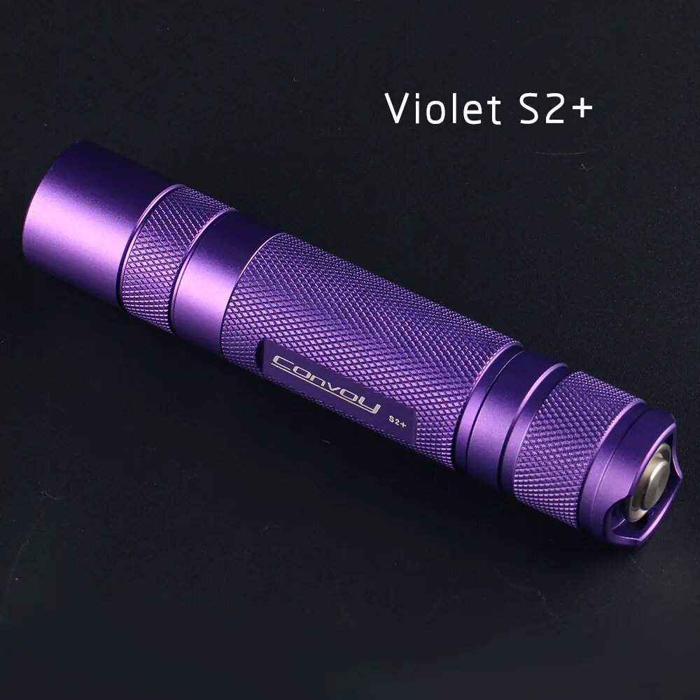 Фонарик Convoy S2+ фиолетовый 7135x3, U2 1A