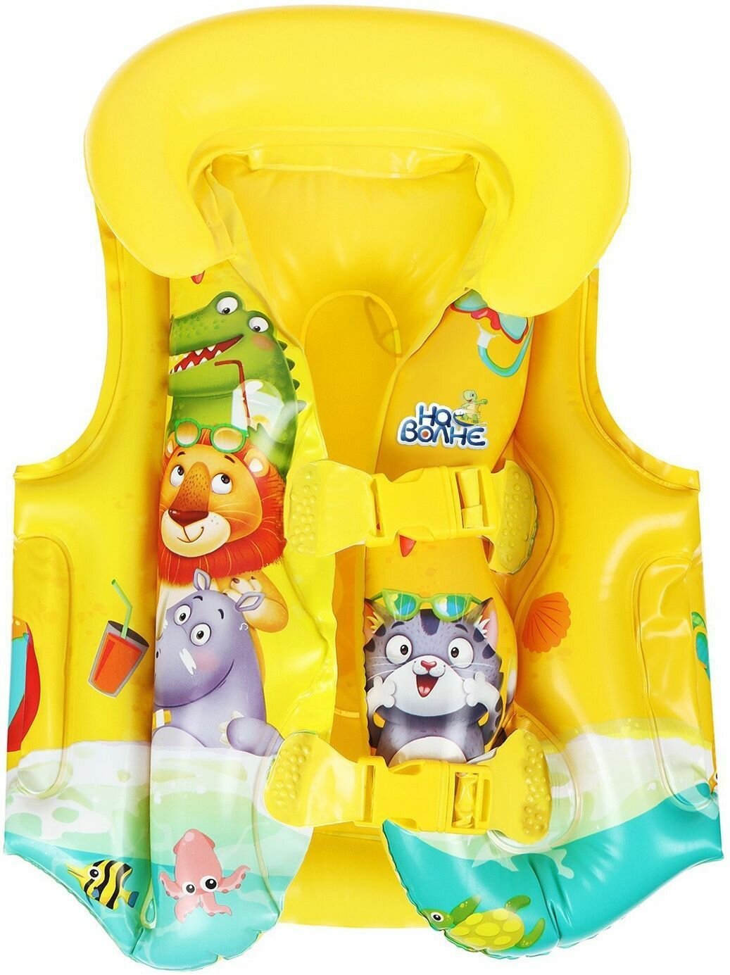 Спасательный надувной жилет для плавания, детский спасжилет, 43 см, 3-6 лет