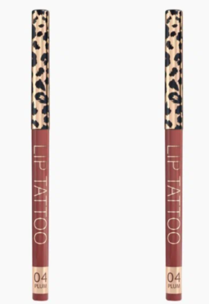 Автоматический карандаш для губ Stellary Automatic lipliner, тон 04 Plum, 0,28 г, 2 шт