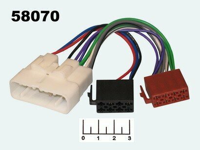 Переходник к автомагнитоле Toyota Land Cryiser/ISO 2*8гн
