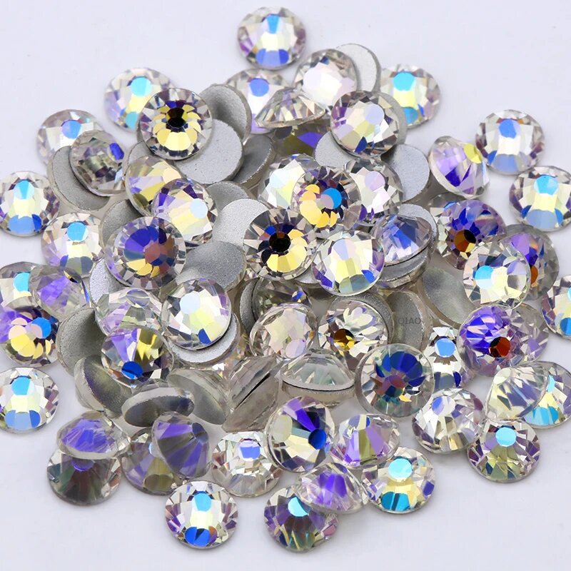 Стеклянные бусины QIAO Moonlight purple SS12 - 1440pcs