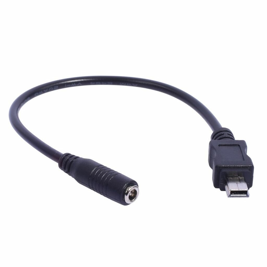 Кабель для зарядки DC3.5x1.35mm к Mini USB, компактный и надежный, 20 см/7.87 дюймов