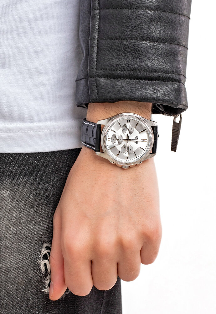 Наручные часы CASIO Collection, серебристый/черный — фото 1