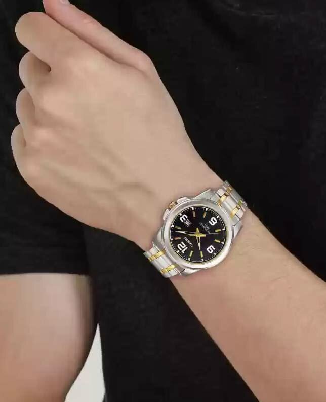 Наручные часы CASIO Collection, серебристый/золотистый/черный — фото 1