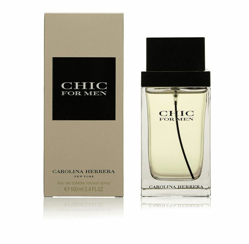 EDT Туалетная вода C.H. Carolina Herrera « Chic » : мужские духи, 100 мл — фото 1