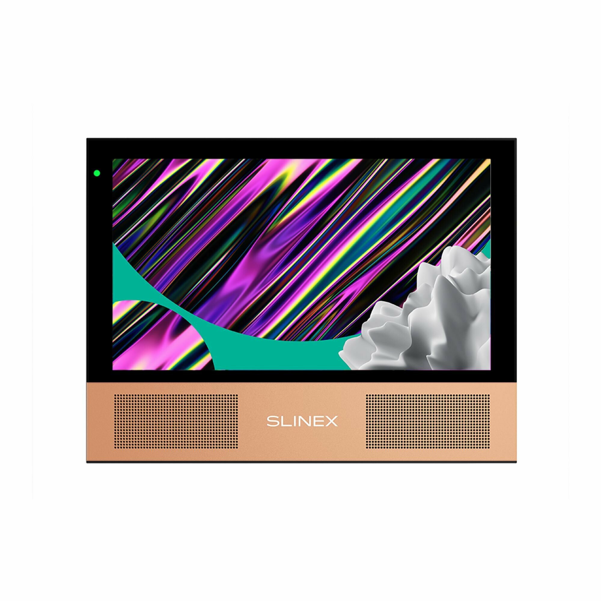 Видеодомофон Slinex Sonik 7 (Black+Pink Gold) для квартиры и дома