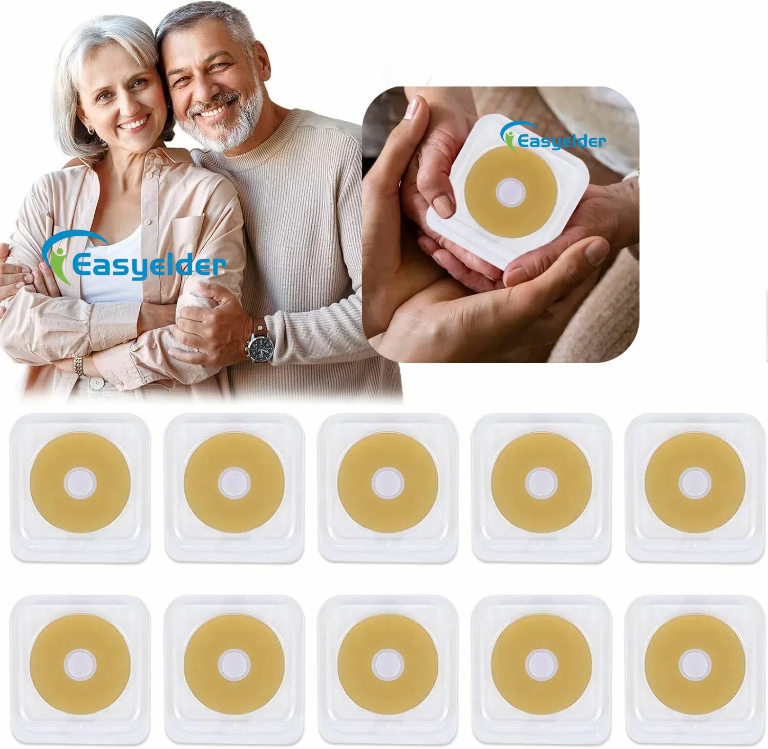 Easyelder Барьерное кольцо для стомы, расходные материалы для стомы,2MM