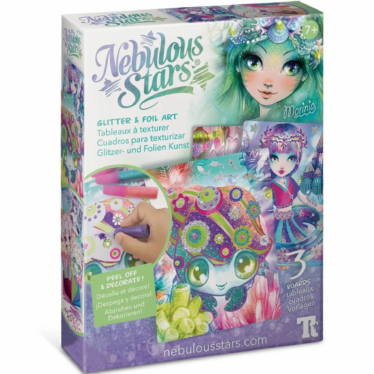 Набор аппликаций из фольги Nebulous Stars Волшебный блеск серия Marinia