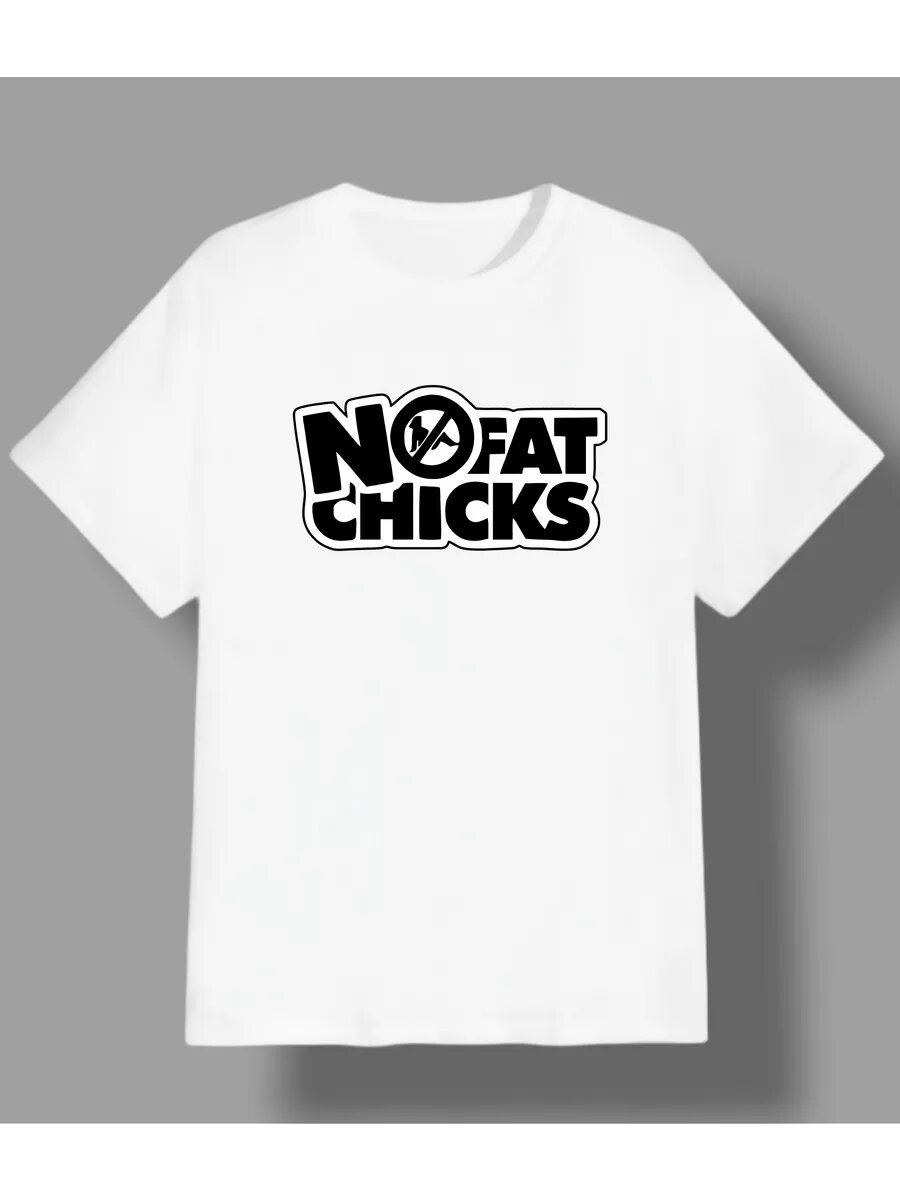 Футболка no fat chicks