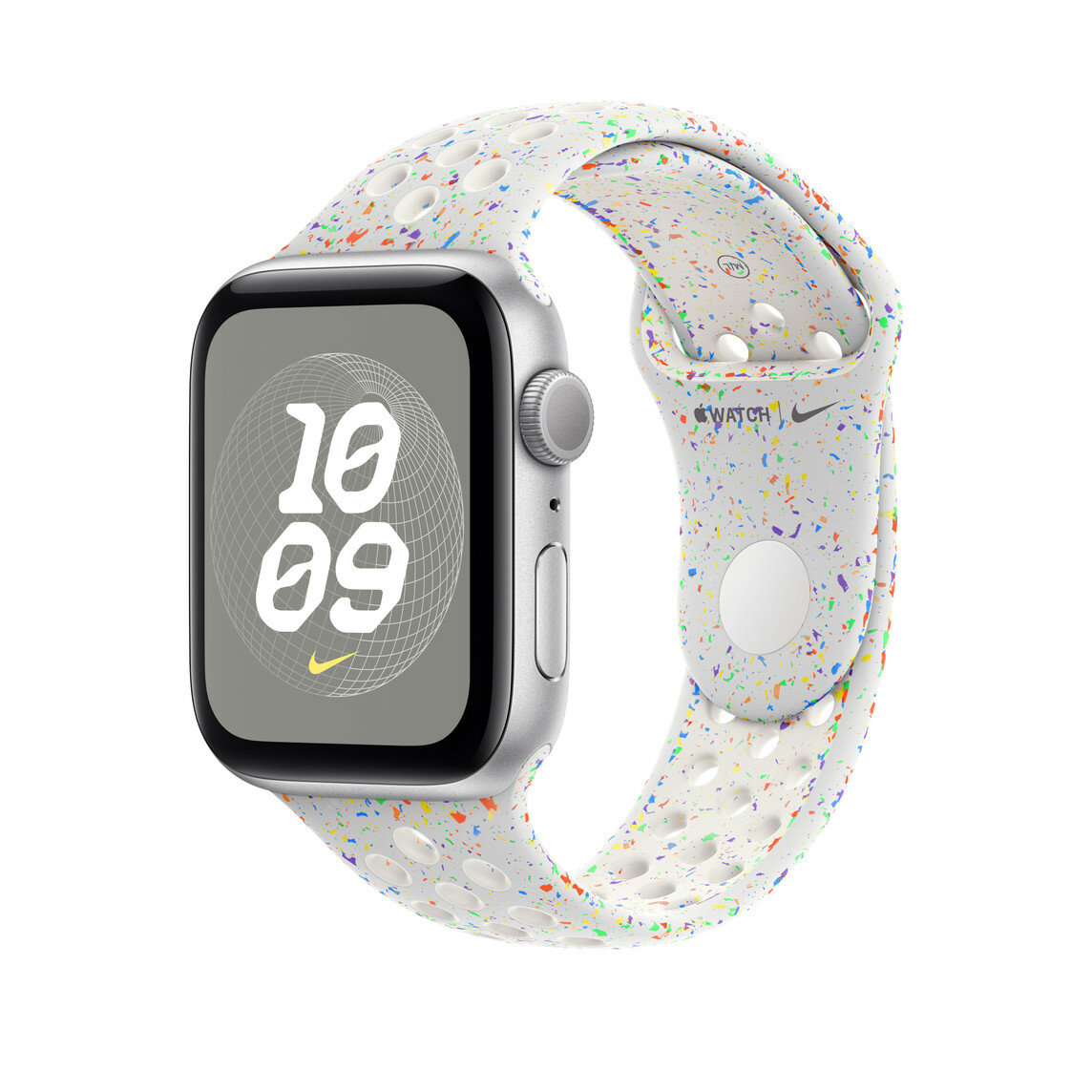 Ремешок для Apple Watch 46mm Pure Platinum Nike Sport Band - M/L