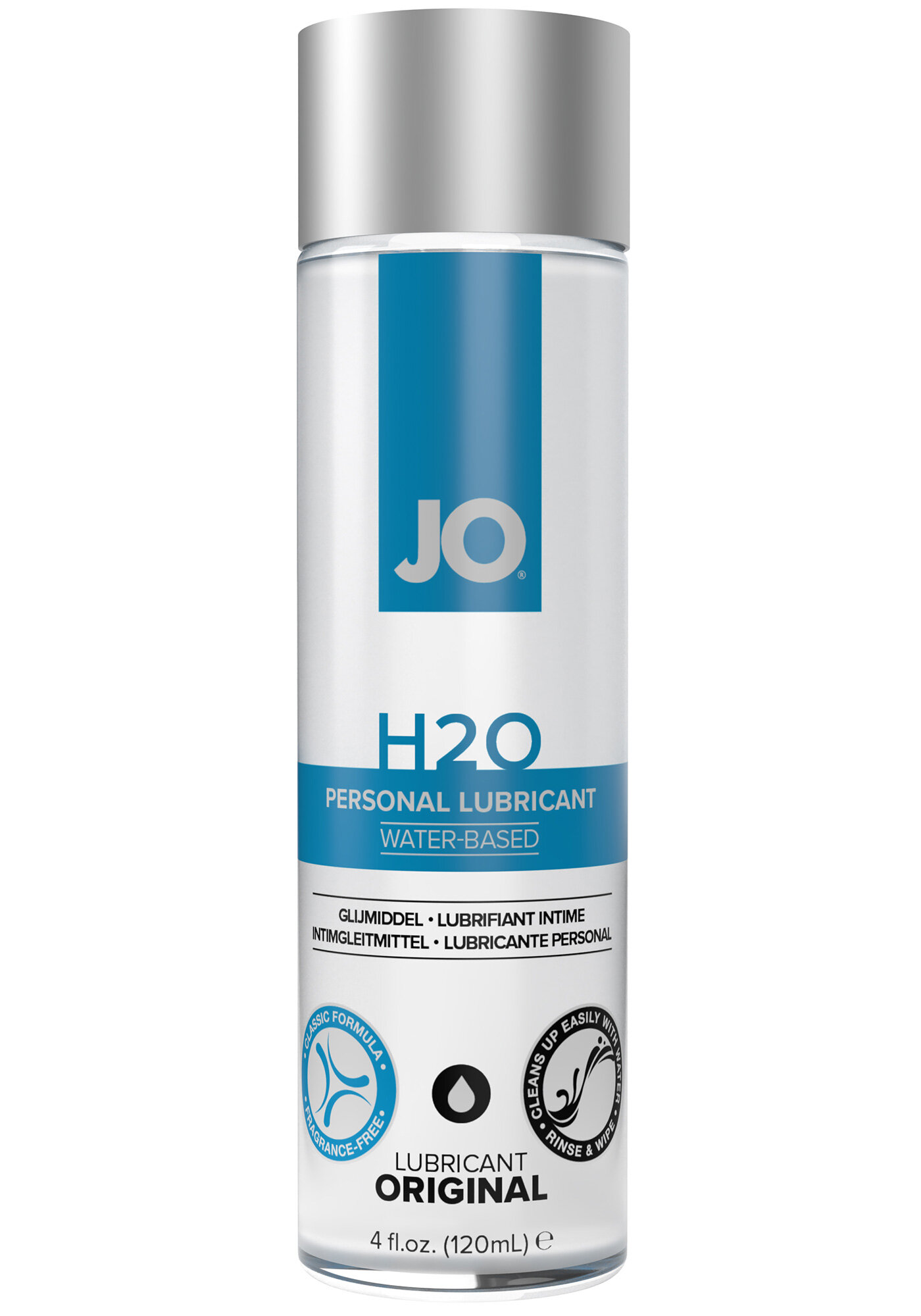 System JO H2O Original, 120 мл — нейтральный лубрикант на водной основе