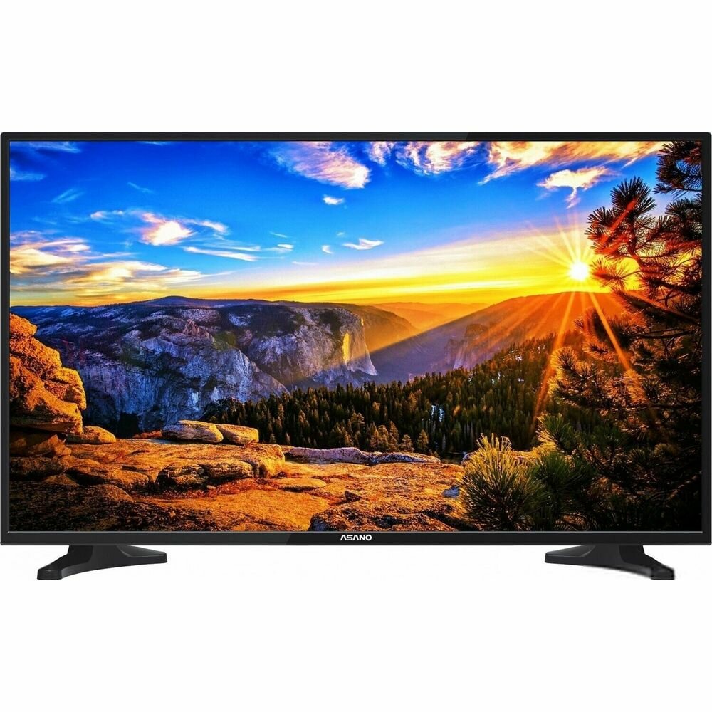 Телевизор Asano 24LH1010T, диагональ 24", разрешение 1366 x 768, Direct LED, черный