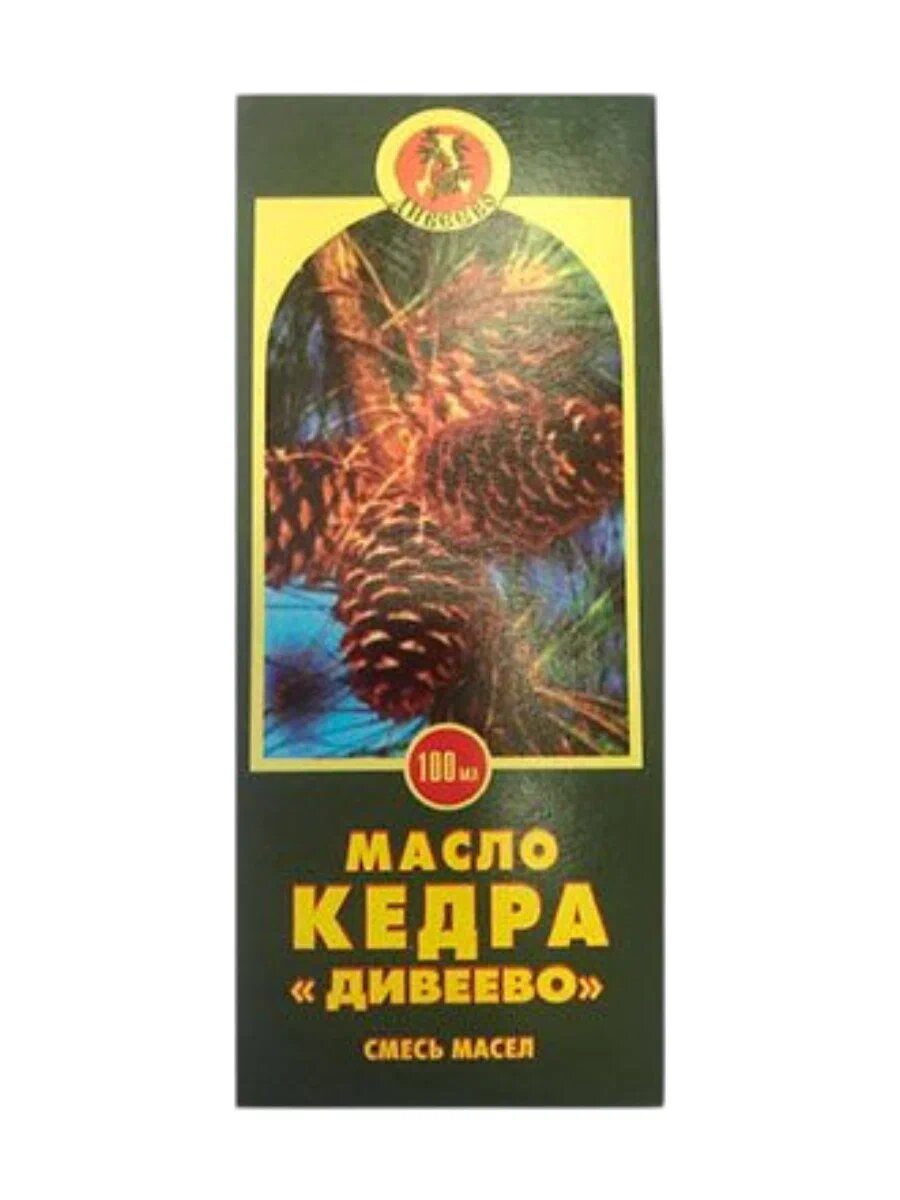 Масло кедровое натуральное, объем 100 мл, от производителя "Дивеево"