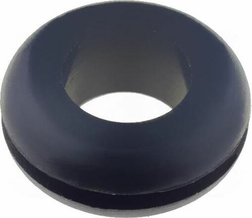 Кабельный ввод FIX&FASTEN FIX-GR-61 dмонтажн. отв 12,7мм dотв 9мм резина черный 1 шт