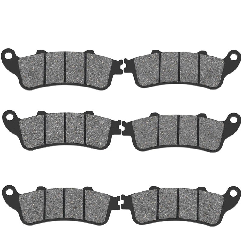 Передние и задние тормозные колодки для мотоцикла AHL для HONDA VFR800 Interceptor CBR1100 XX CBR1100XX Blackbird ST1100 ST1300 GL1800 Goldwing 3 pairs