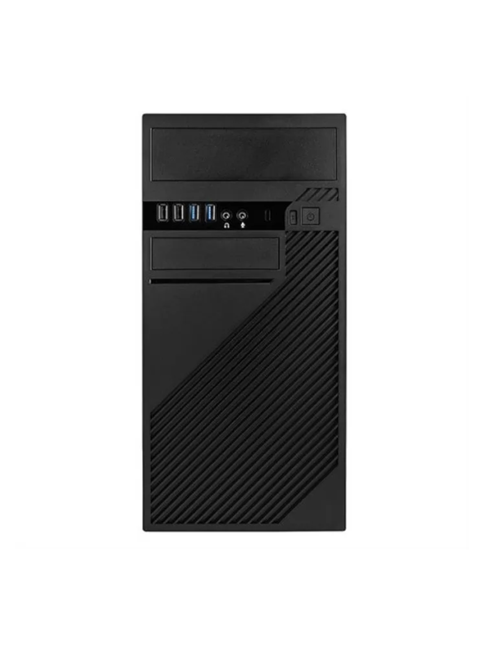 Корпус mATX InWin EFS712, черный, 600W, 2*USB2.0, 2*USB3.0, HD audio