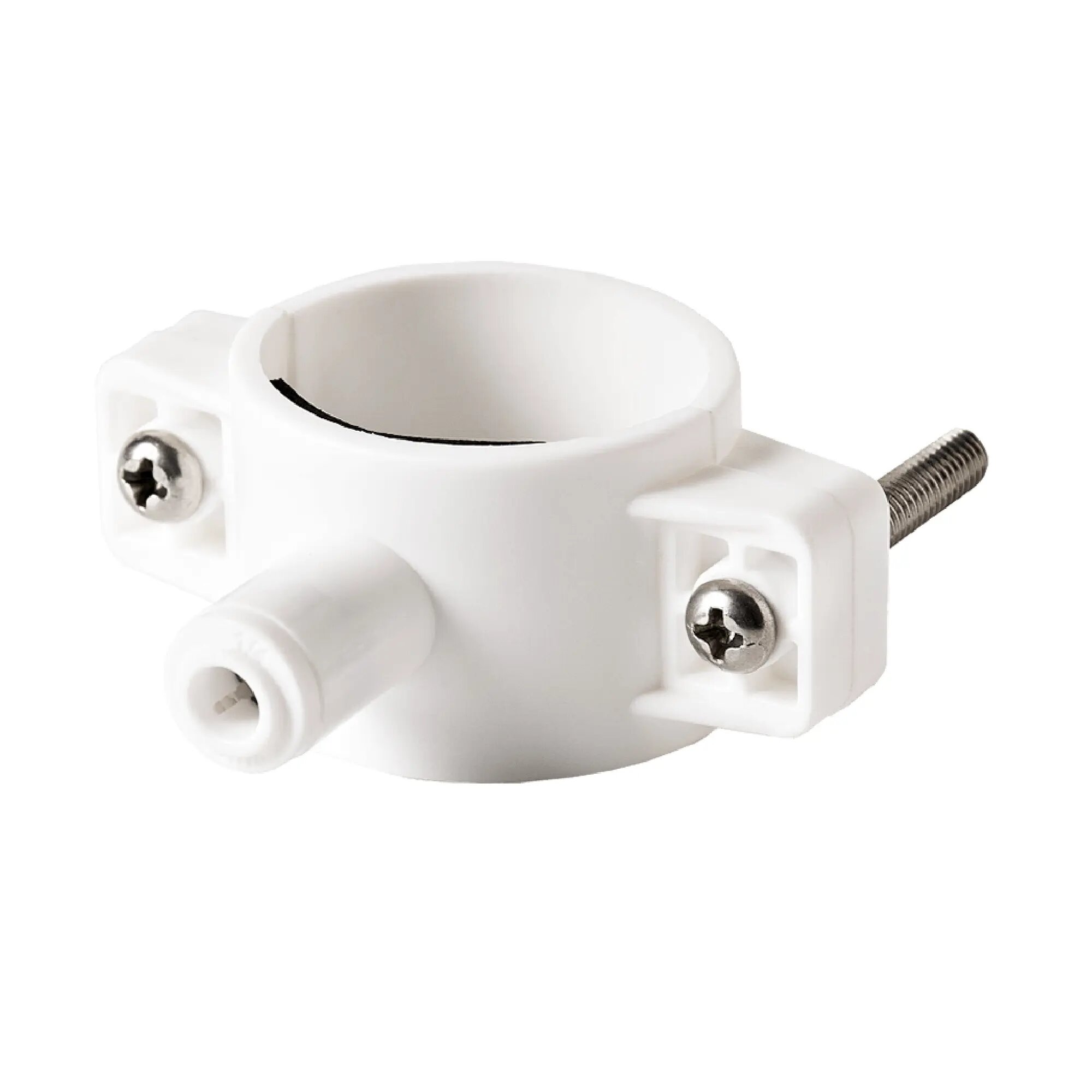 Хомут дренажный QF 1/4" пластик для соединения дренажных труб и шлангов