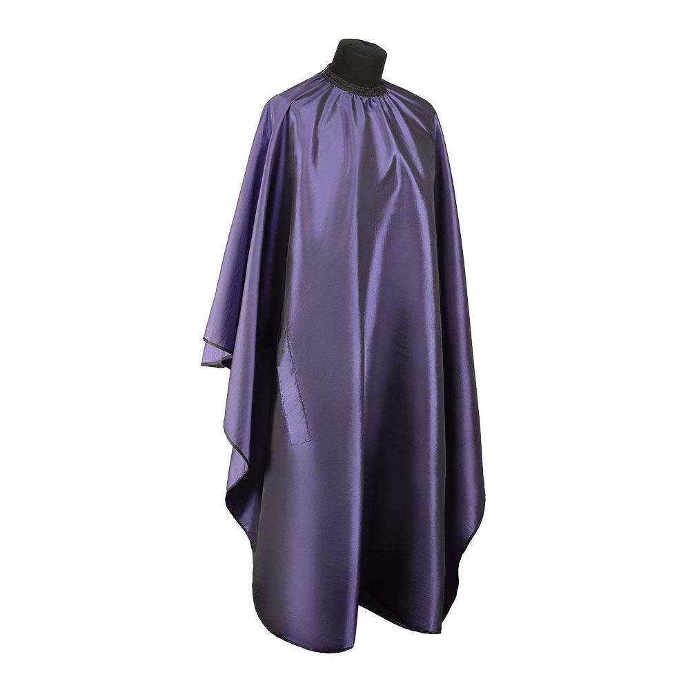 Пеньюар парикмахера TNL Professional "Космос", фиолетовый (J-35)