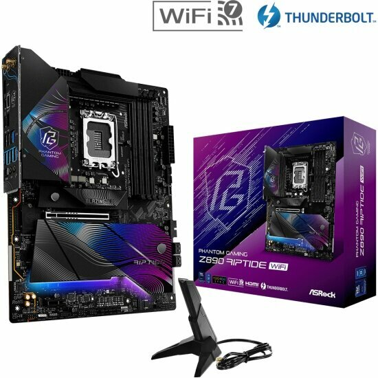 Материнская плата Asrock Z890 RIPTIDE WIFI (LGA1851, ATX)